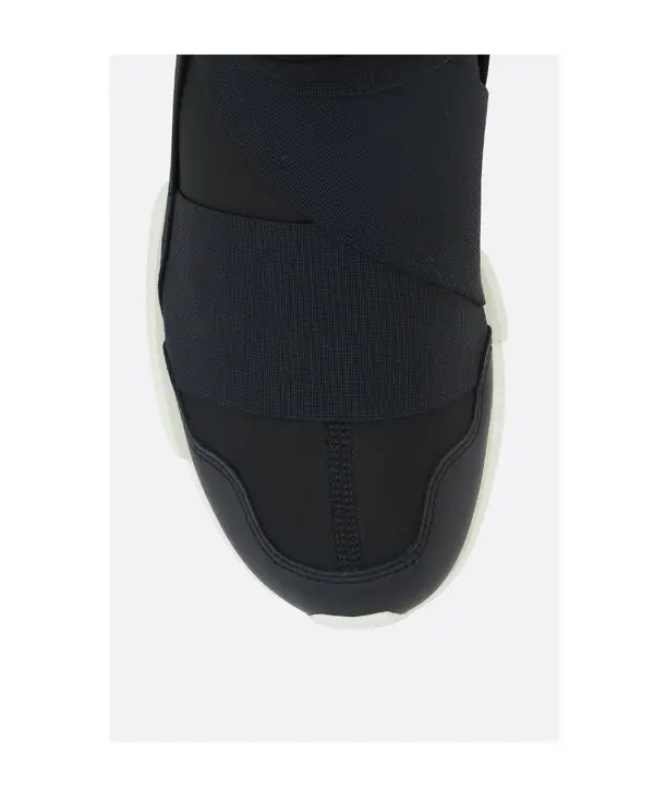 Y3 Qasa Round Toe Sneakers - Black