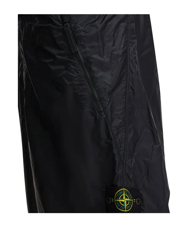 Stone Island Logo Patch Belted Shorts