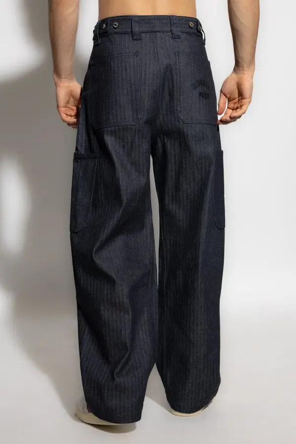 Givenchy Pinstriped Cargo Pants