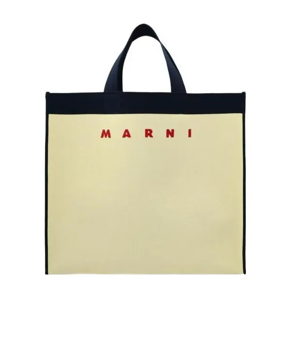 Marni Logo Jacquard Tote Bag
