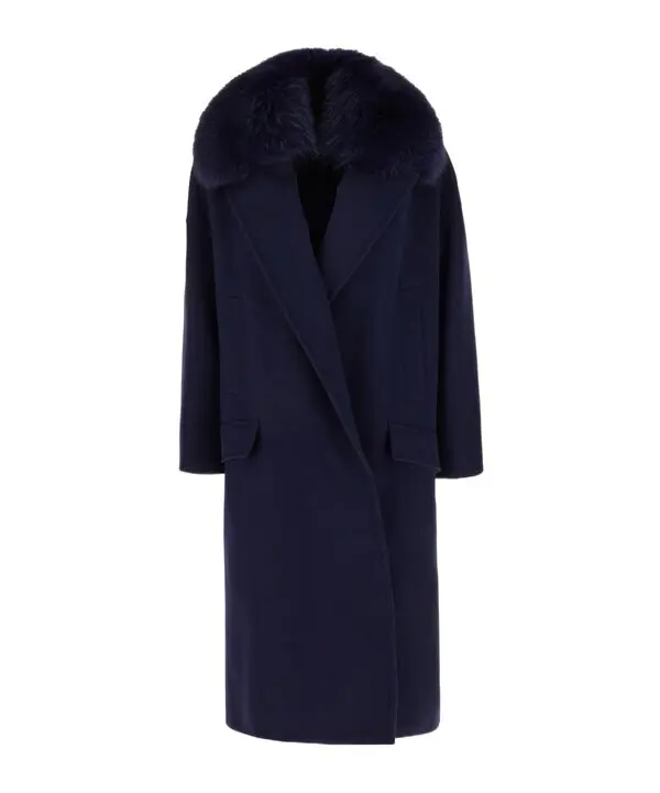 BLANCHA Long-sleeved Coat - Black
