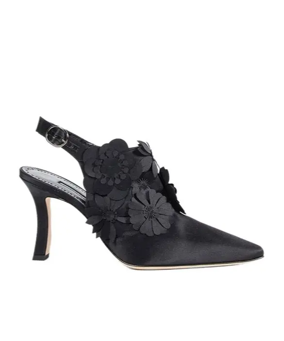 Manolo Blahnik Stiletto High Heel Slingbacks