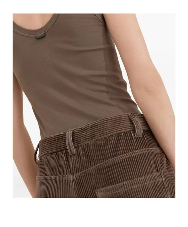 Brunello Cucinelli Monili Detailed Straight Leg Trousers - Brown