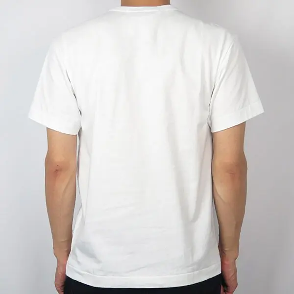 Play Comme Des Garcon Round-necked Logo T-shirt