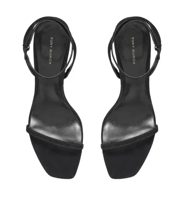 Tory Burch 90mm Pavé Heeled Sandals - Black