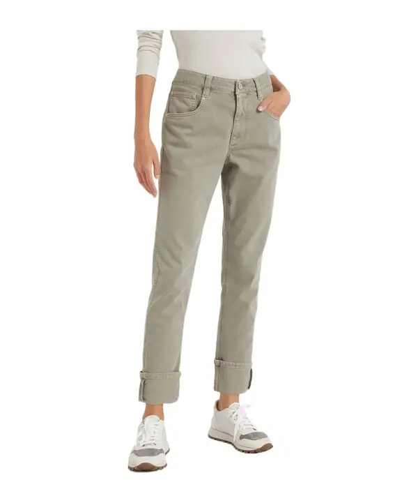 Brunello Cucinelli Mid-rise Straight Leg Jeans
