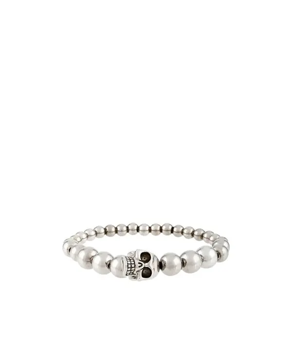 Alexander McQueen Skull Ball Bracelet - Silver