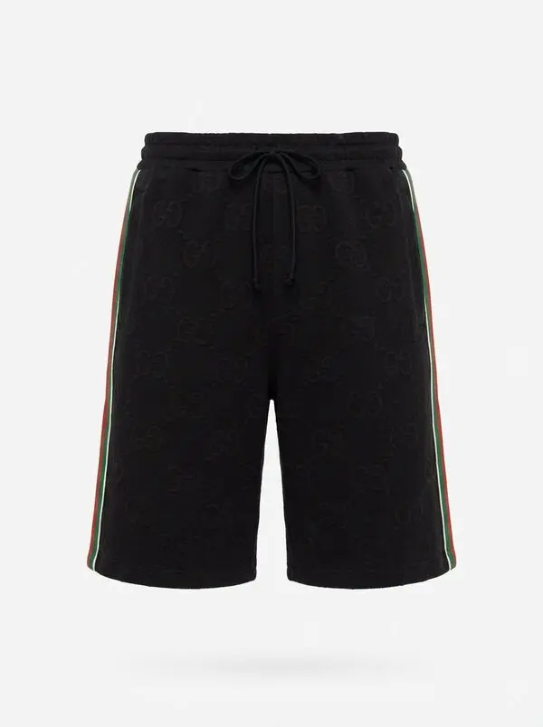 Gucci Gg Jacquard Jersey Bermuda Shorts