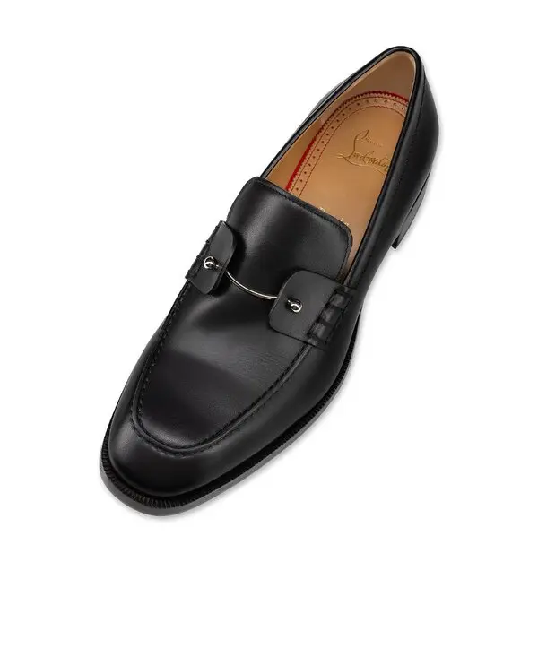 CHRISTIAN LOUBOUTIN Chambelimoc Slip-on Loafers - Black