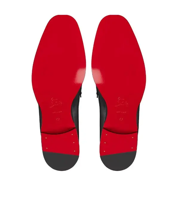 CHRISTIAN LOUBOUTIN Chambelimoc Slip-on Loafers - Black