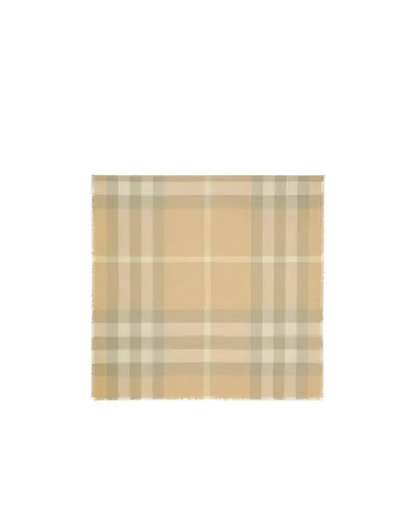 Burberry Vintage Check Frayed-edge Scarf - Nude