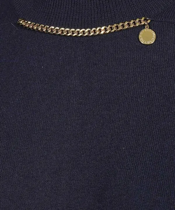 Stella McCartney High Neck Zipper Sweater
