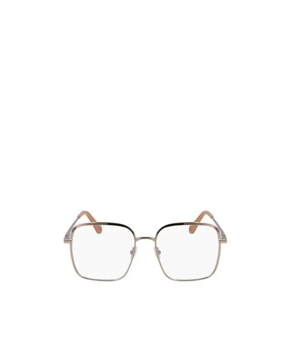 Chloé Rectangular Frame Logo Flat Mirror Eyeglasses