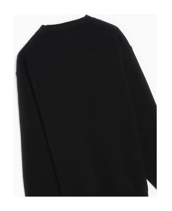 Kenzo Boke Flower Crewneck Knitted Jumper - Black