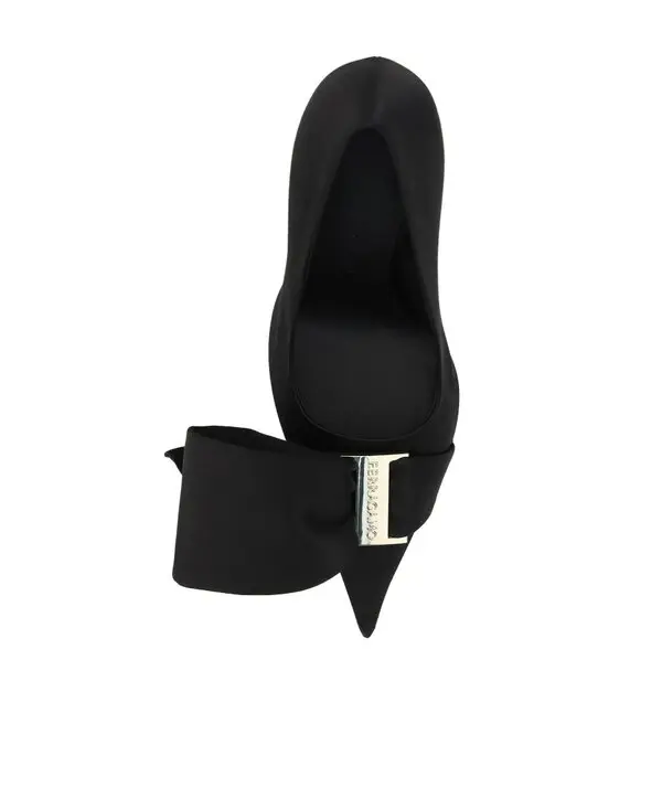 FERRAGAMO Erica Asymmetric Bow Pumps