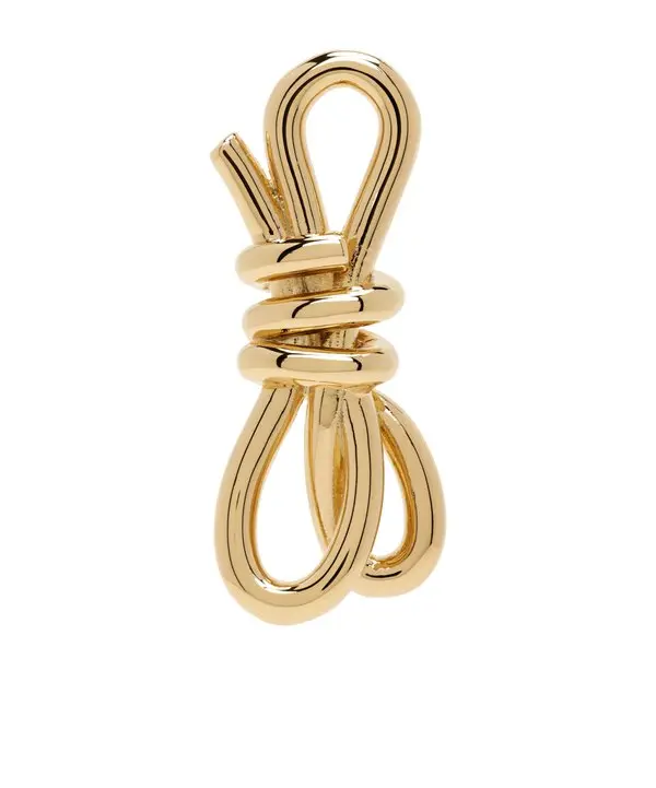 MAISON MARGIELA Single Knotted Earring - Golden