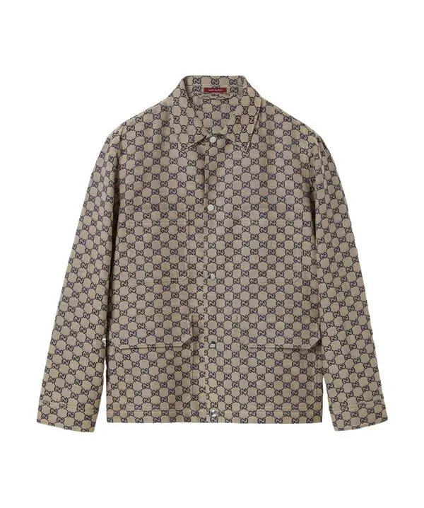Gucci Monogrammed Button-up Jacket