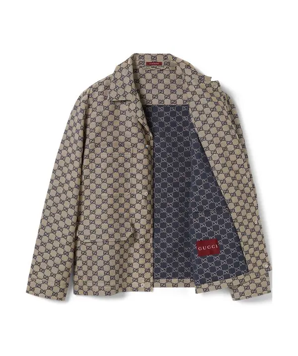 Gucci Monogrammed Button-up Jacket