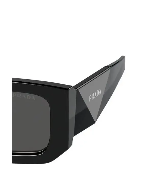 Prada Rectangular Frame Sunglasses - Black