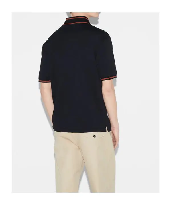 Gucci Logo Detailed Polo Shirt - Black