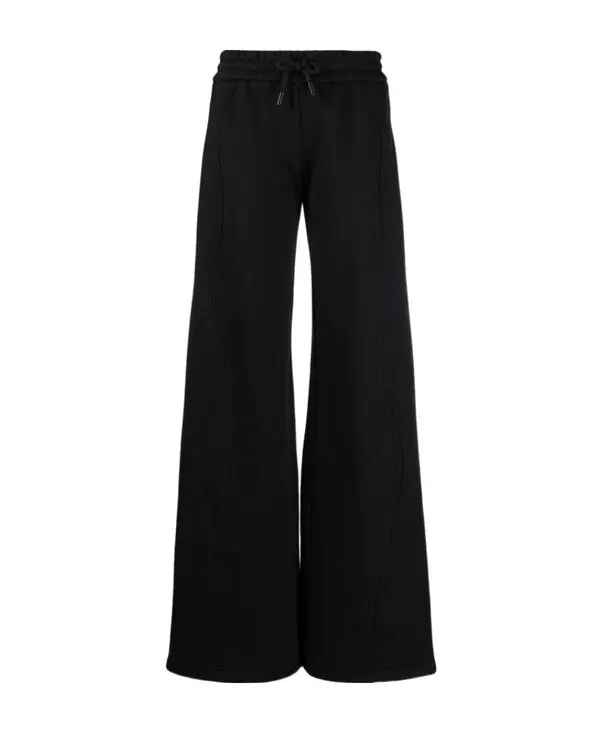 Off-White Drawstring Wide-leg Pants
