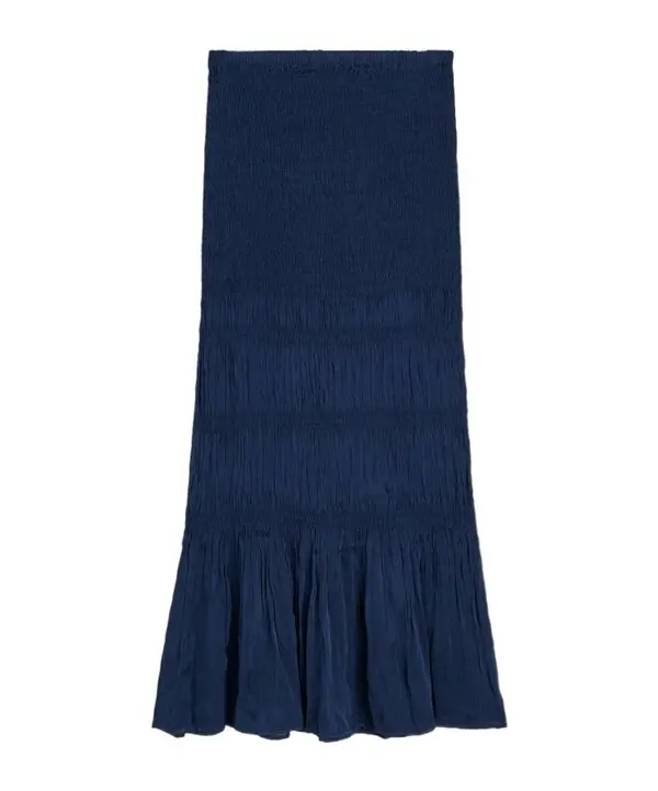 BY MALENE BIRGER Ilona Ruched Skirt - Night Sky Color