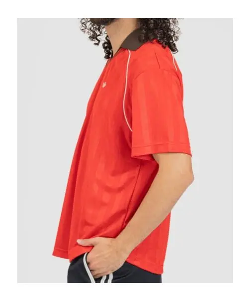 ADIDAS X WALES B ONNER Adidas X Wales Bonner Striped V-neck T-shirt