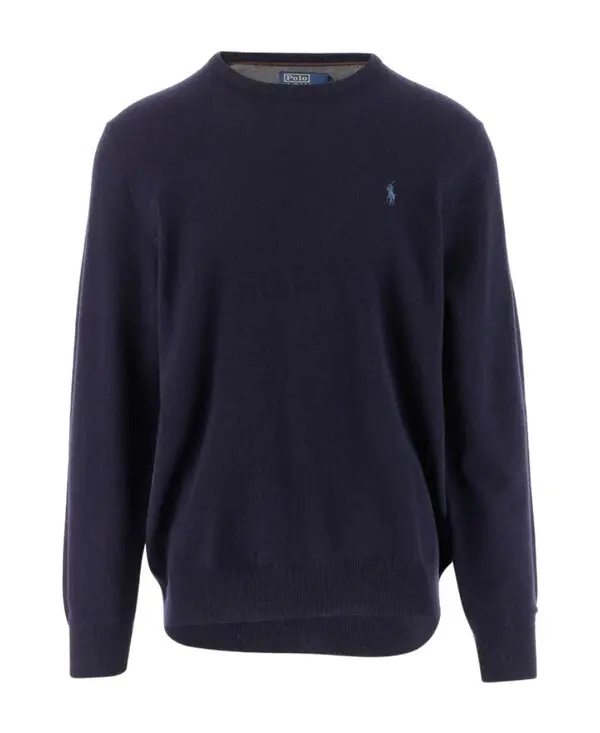 Polo Ralph Lauren Embroidered Knit Jumper - Black