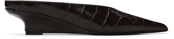 TOTEME 35mm Sharp Mules - Black
