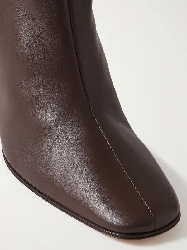 THE ROW Mona Leather Boots
