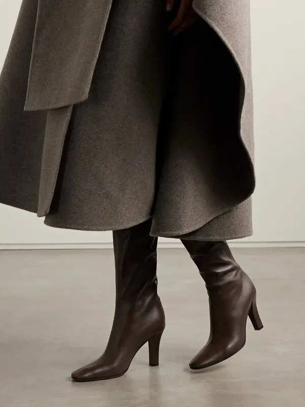 THE ROW Mona Leather Boots