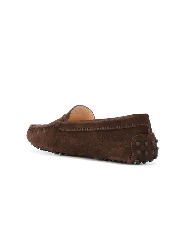 TOD'S Gommino Penny Bar Driving Loafers - Green