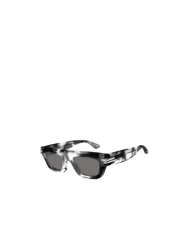 Bottega Veneta Mitre Square Frame Sunglasses - Black