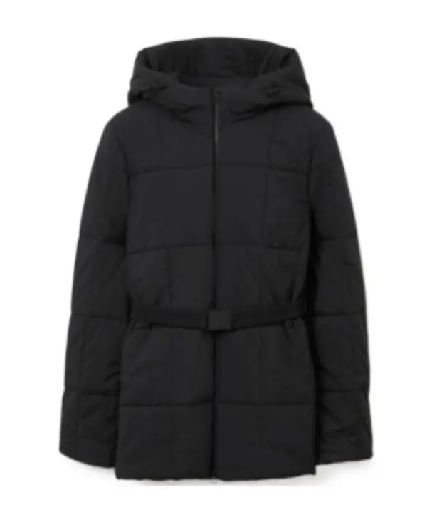 Burberry Long-sleeved Hooded Padded Jacket With Drawstring Hood