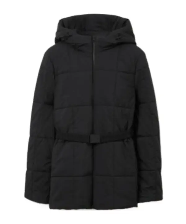 Burberry Long-sleeved Hooded Padded Jacket With Drawstring Hood