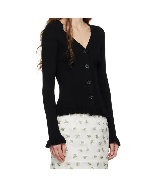 Cecilie Bahnsen Cassia Cardigan - Black