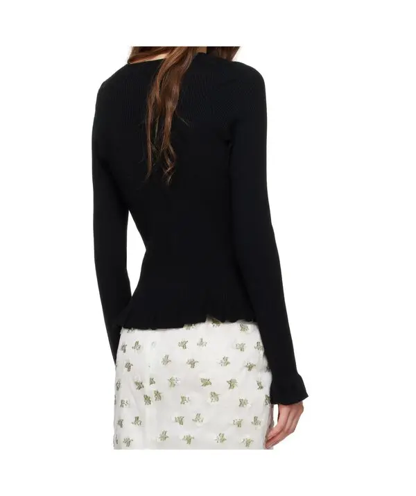 Cecilie Bahnsen Cassia Cardigan - Black
