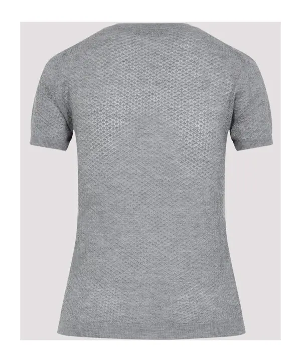 Miu Miu Cashmere Short Sleeve Sweater