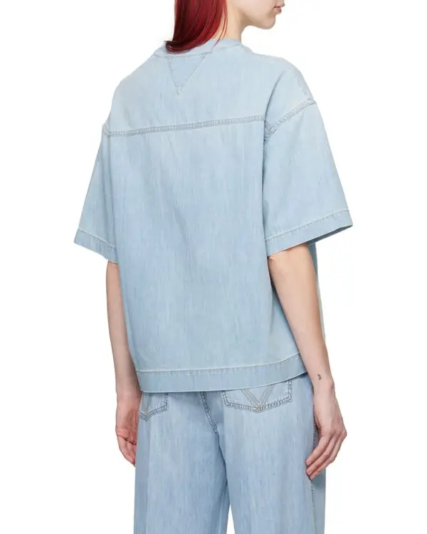 Bottega Veneta Light Bleached Denim T-shirt