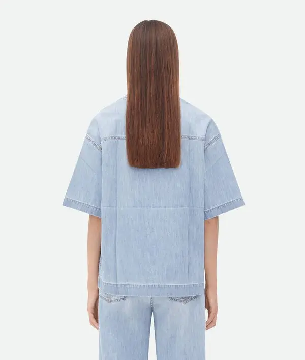 Bottega Veneta Light Bleached Denim T-shirt