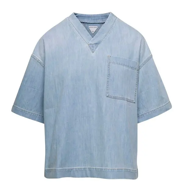 Bottega Veneta Light Bleached Denim T-shirt