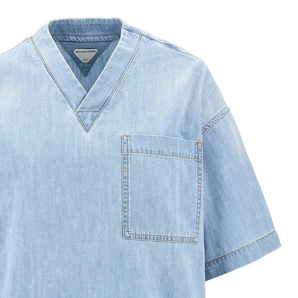 Bottega Veneta Light Bleached Denim T-shirt