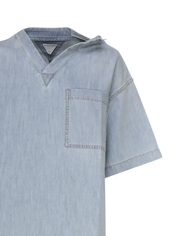 Bottega Veneta Light Bleached Denim T-shirt