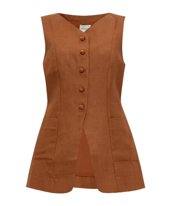 Posse Lorenzo Waistcoat - Brown