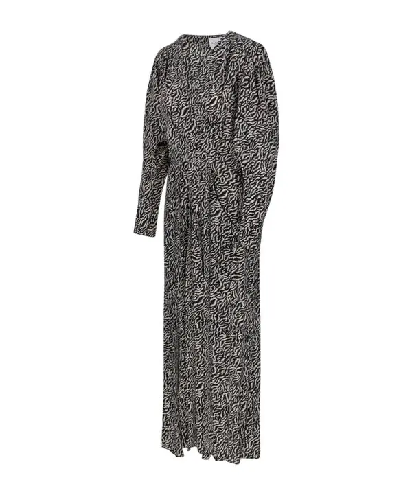 Isabel Marant Étoile Printed Midi Dress - Black