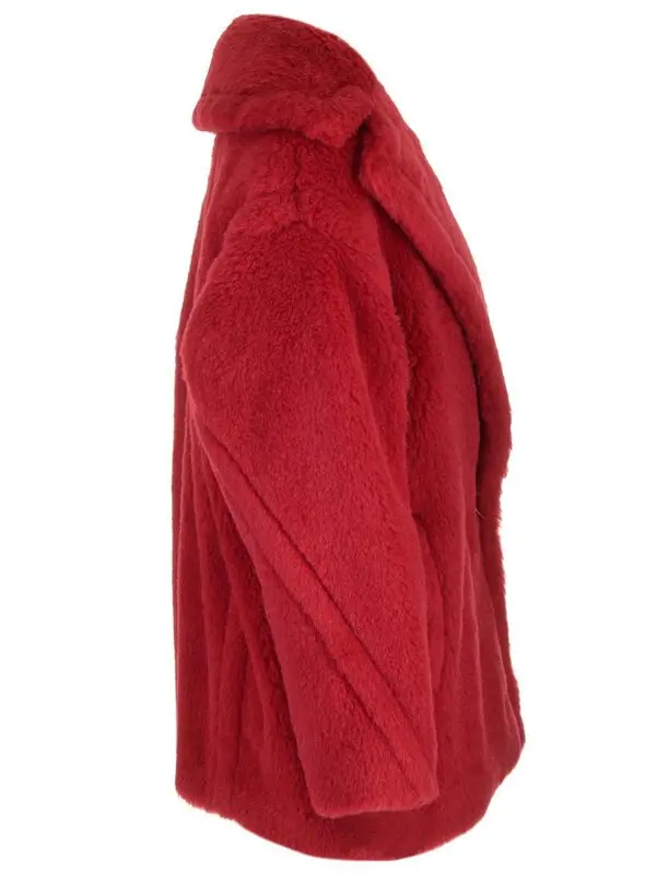 Max Mara Double-breasted Coat - Red