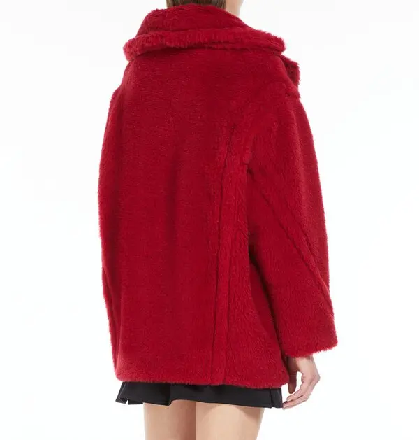 Max Mara Double-breasted Coat - Red