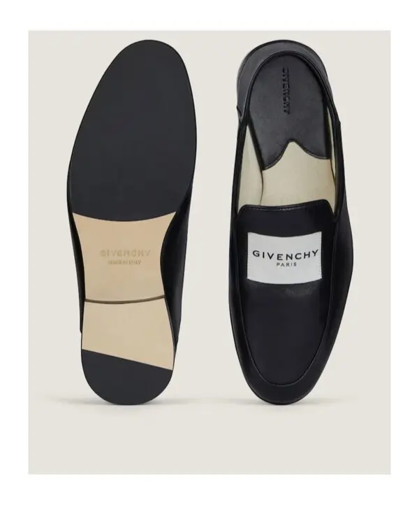 Givenchy Round Toe Loafers - Black