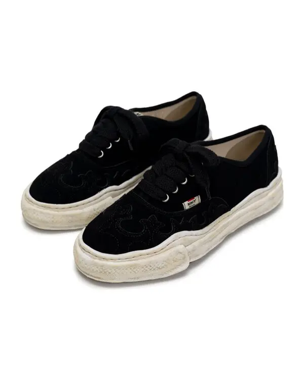 Mihara Yasuhiro Baker Suede Low-top Sneakers - Black