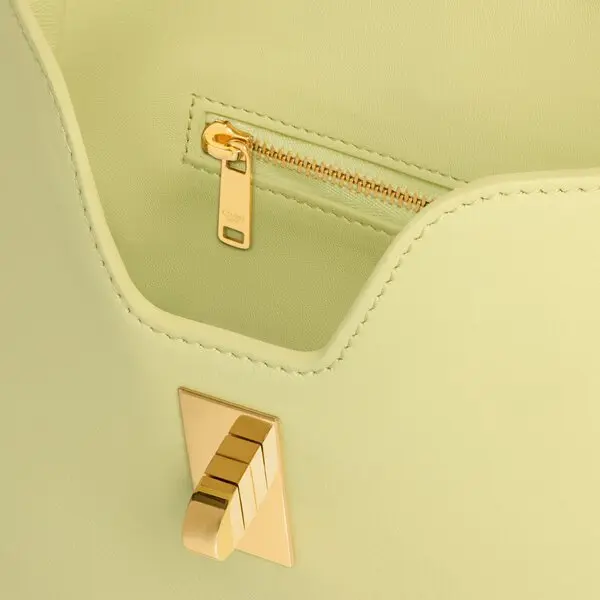 Celine Small Camille 16 Soft Bag In Smooth Calfskin - Yellow